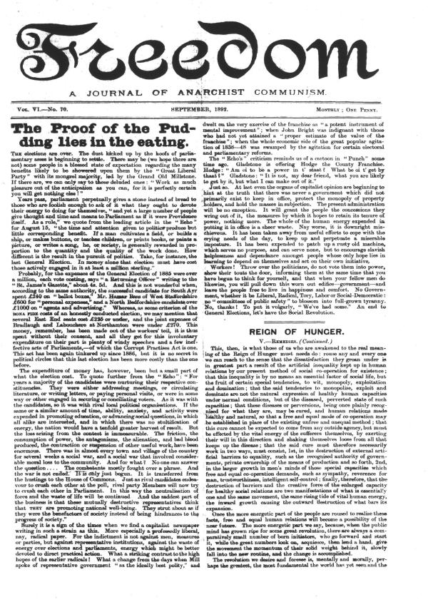 Freedom Vol 6 No 70 September 1892 Libcom Org